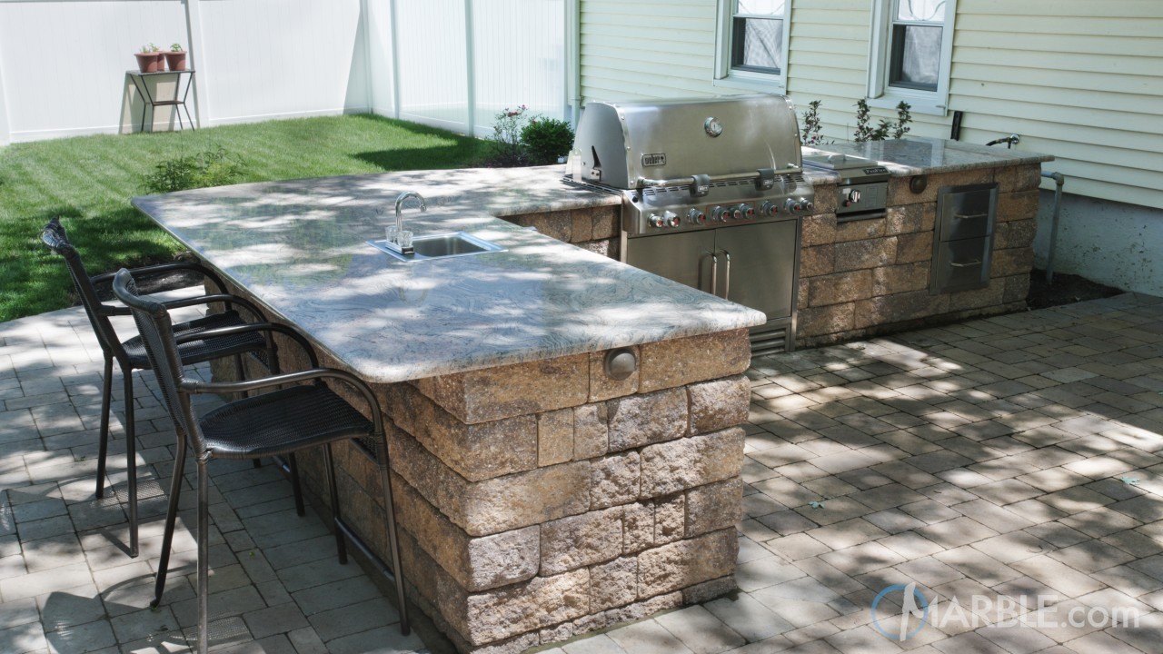Astoria Granite Outdoor Barbecue | Marble.com