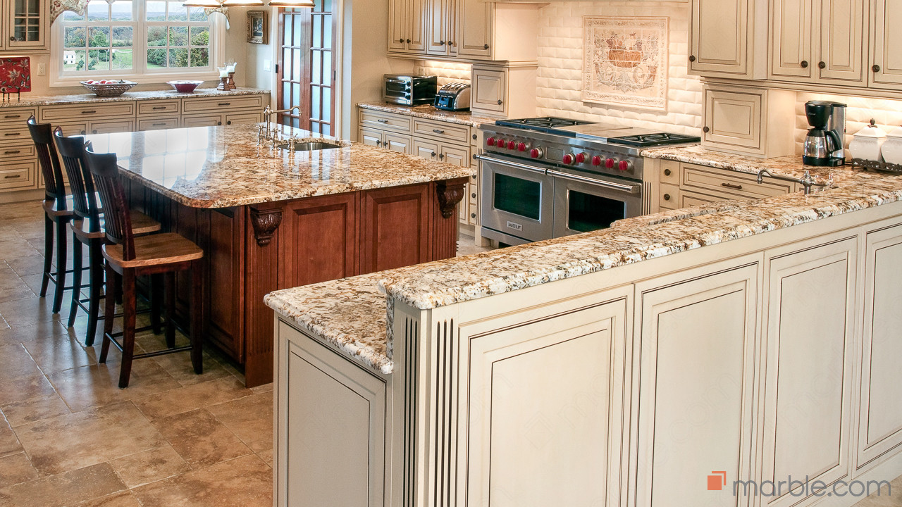 Golden Beach EX Granite Kitchen | Marble.com