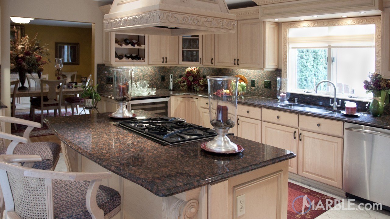 Ruby Blue Granite Kitchen | Marble.com