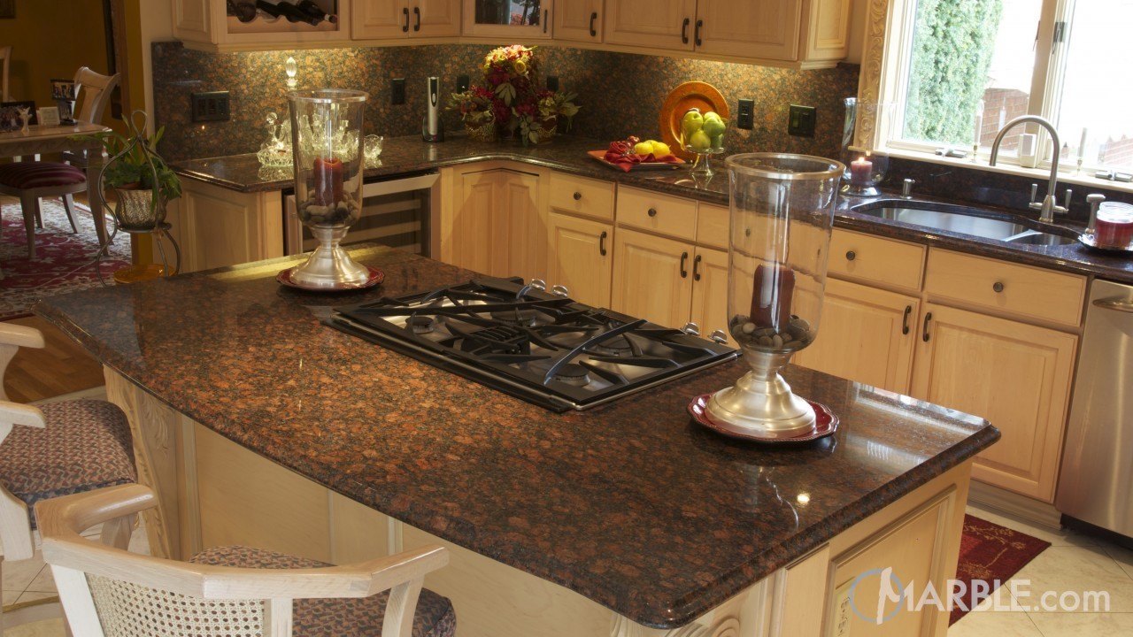 Ruby Blue Granite Kitchen | Marble.com