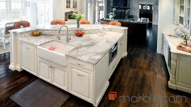 Ruby Blue Granite Kitchen | Marble.com