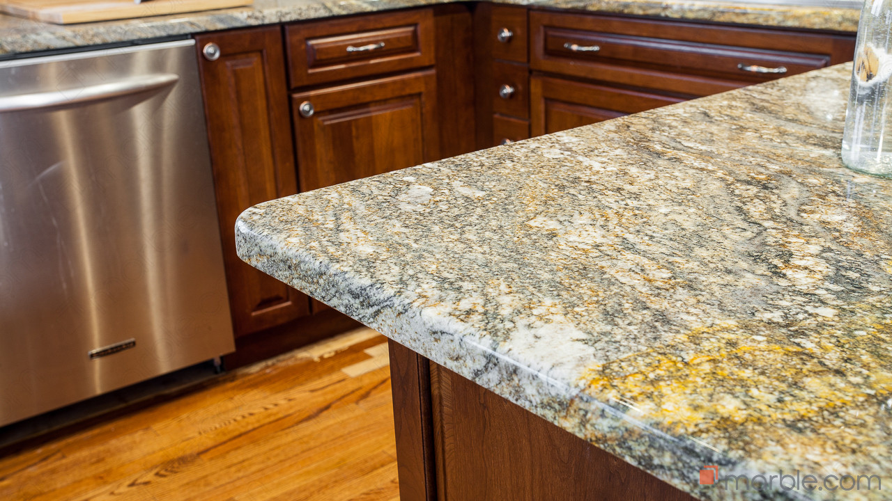 Ouro Fantastico Granite Kitchen Countertop Traditional Style | Marble.com