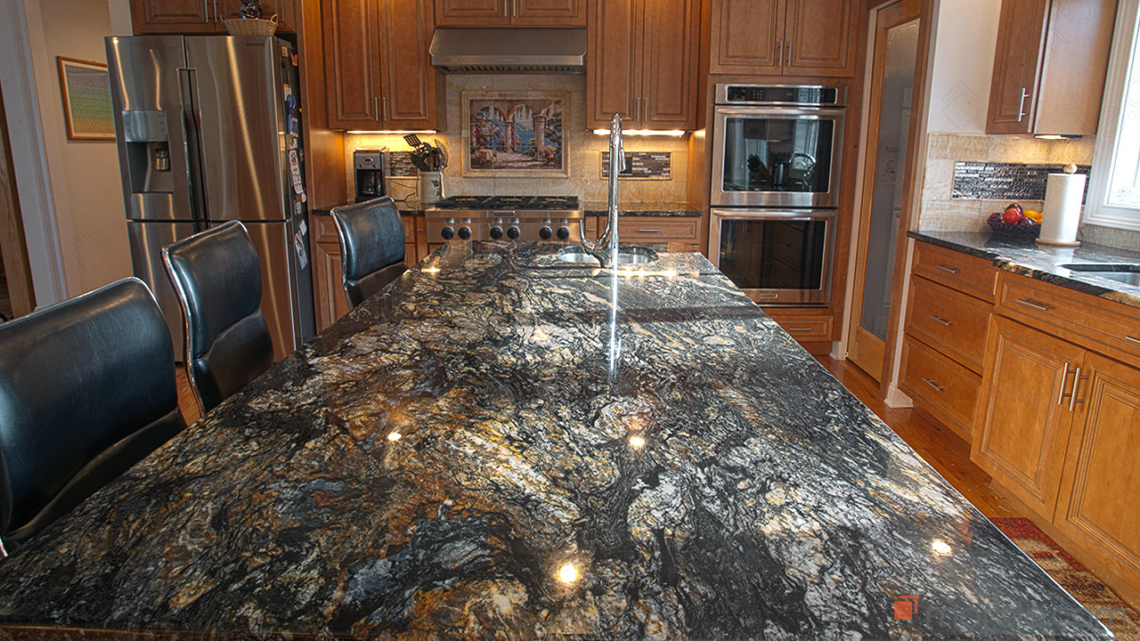 Titanium Granite Kitchen Countertops | Marble.com