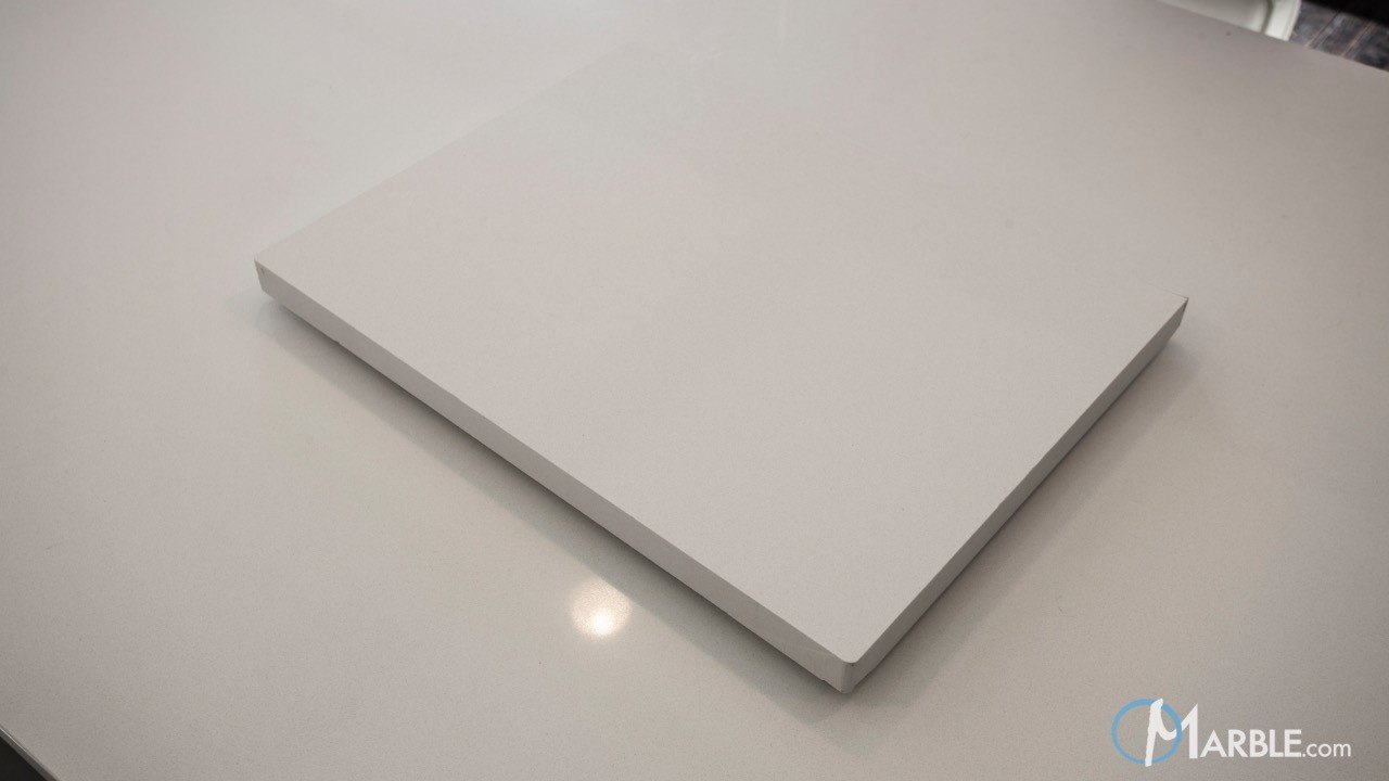 Organic White Quartz Kitchen Countertops | Marble.com