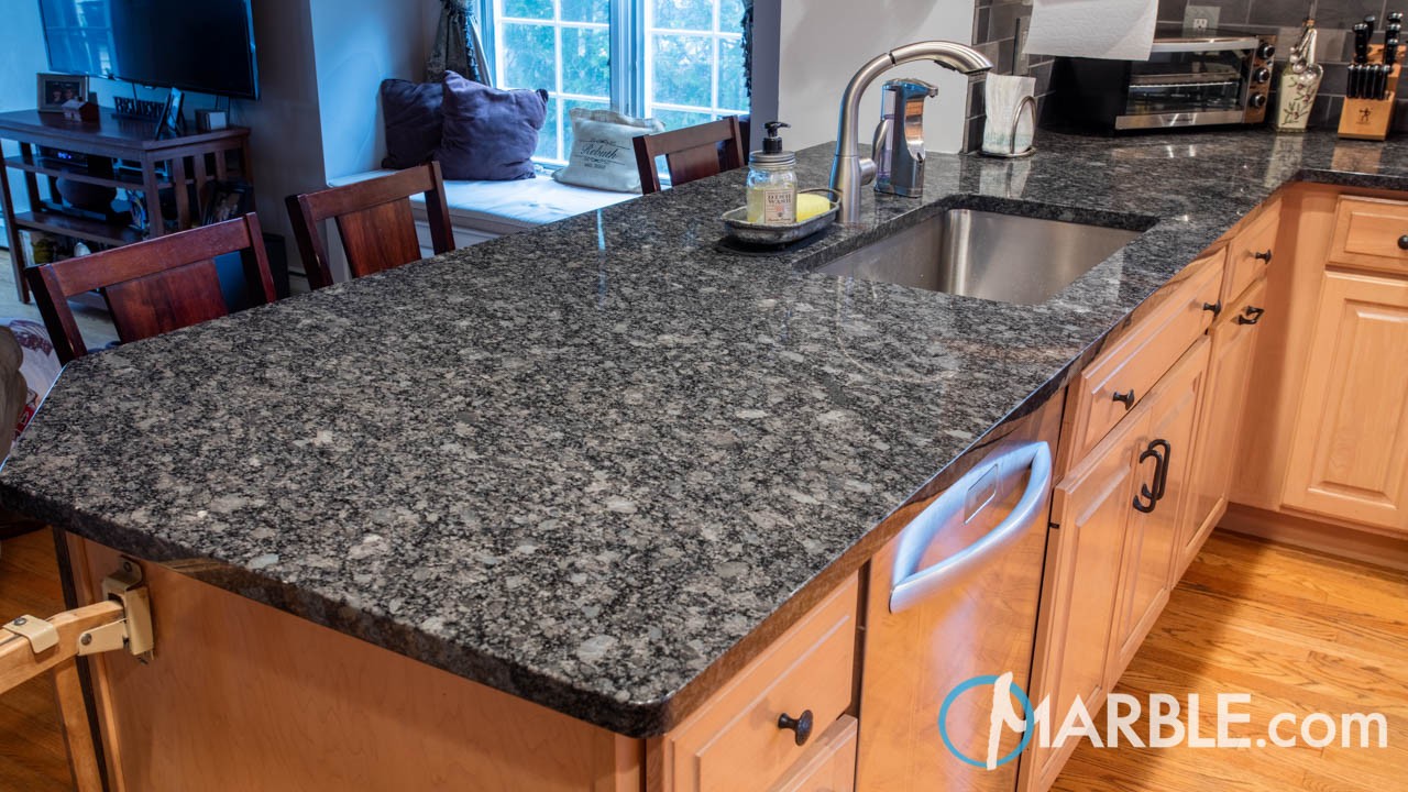 Silver Pearl Kitchen Granite Countertops | Marble.com