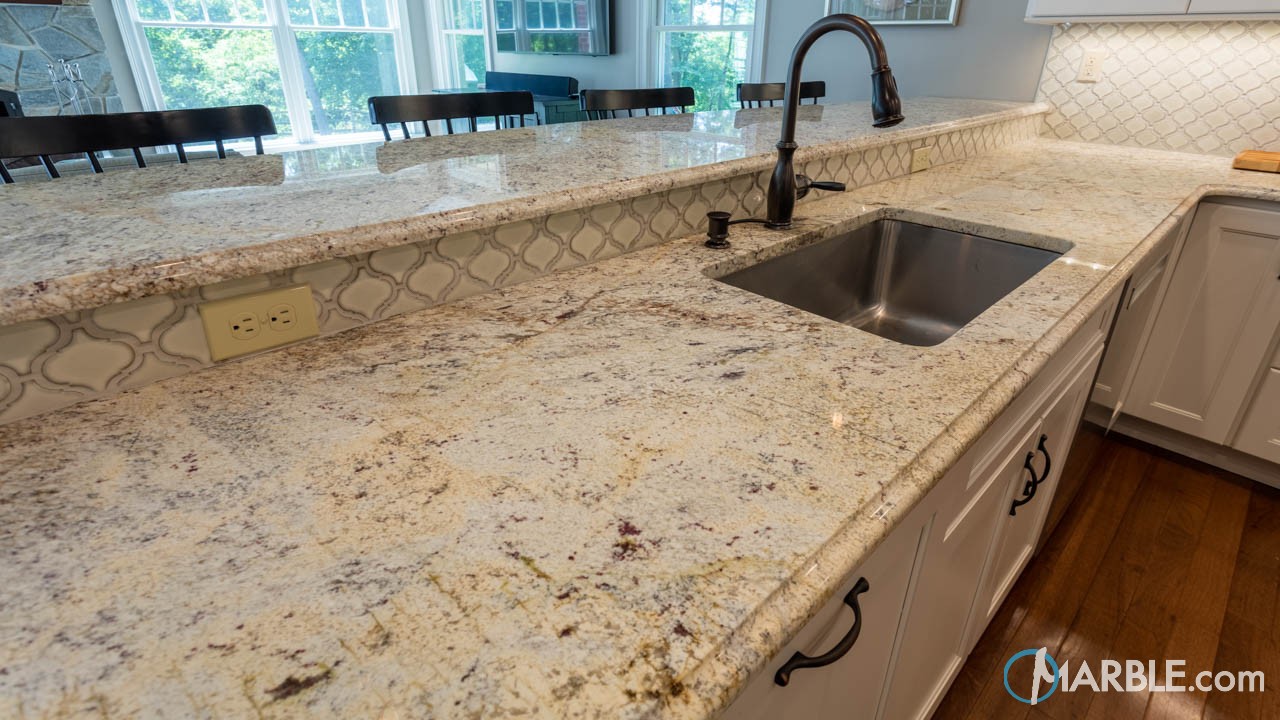 Romano Delicatus Granite Kitchen Countertop | Marble.com